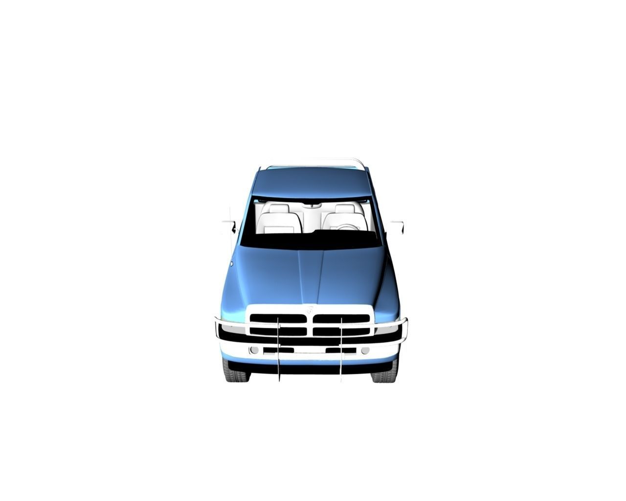 Chrysler Dodge Ram Extended Cab 3D model | CGTrader