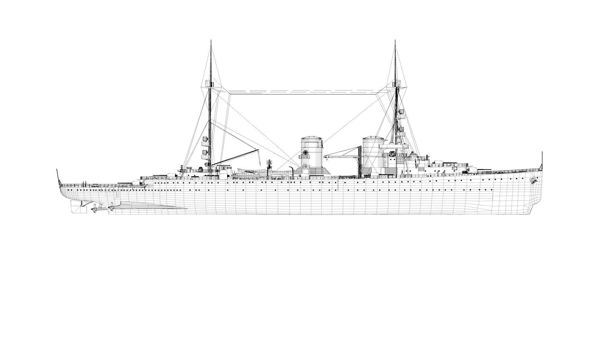 Java Class Cruiser Netherlands 3D model rigged | CGTrader