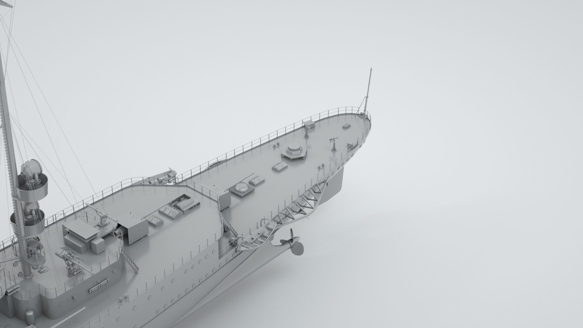 Java Class Cruiser Netherlands 3D model rigged | CGTrader
