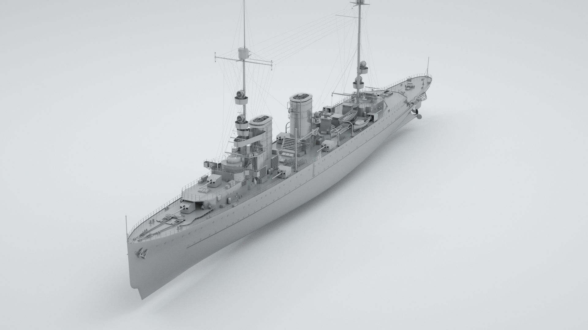 Java Class Cruiser Netherlands 3D model rigged | CGTrader