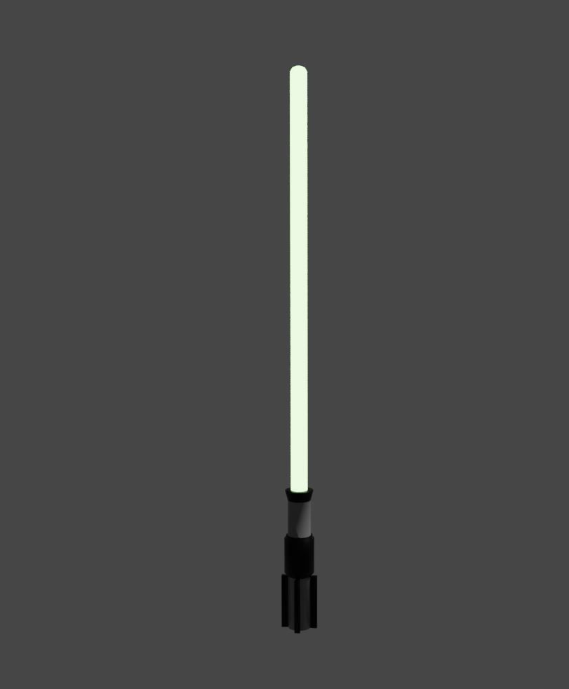 Glowing Saber 3D model | CGTrader