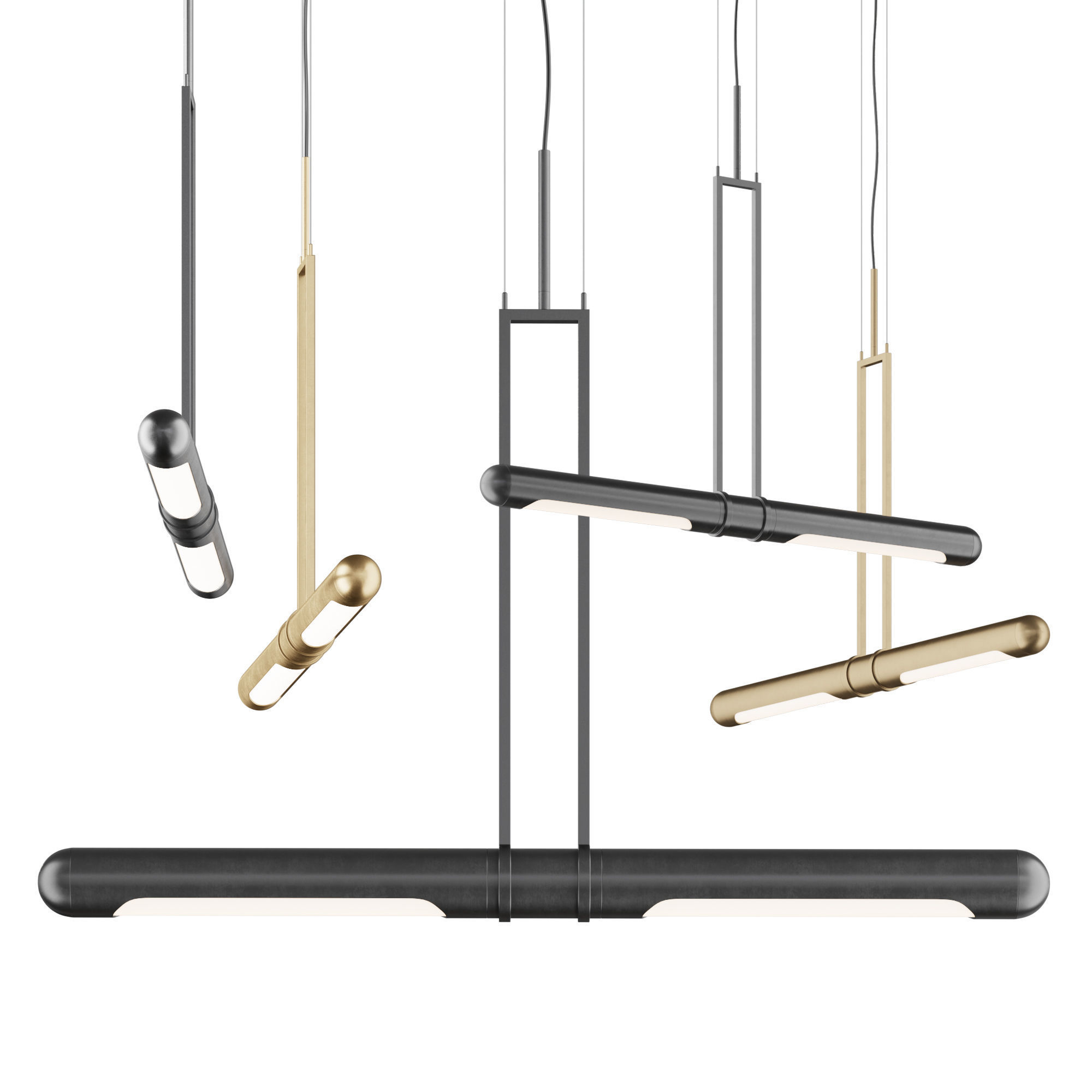 Bullet Pendant Light 3D model | CGTrader