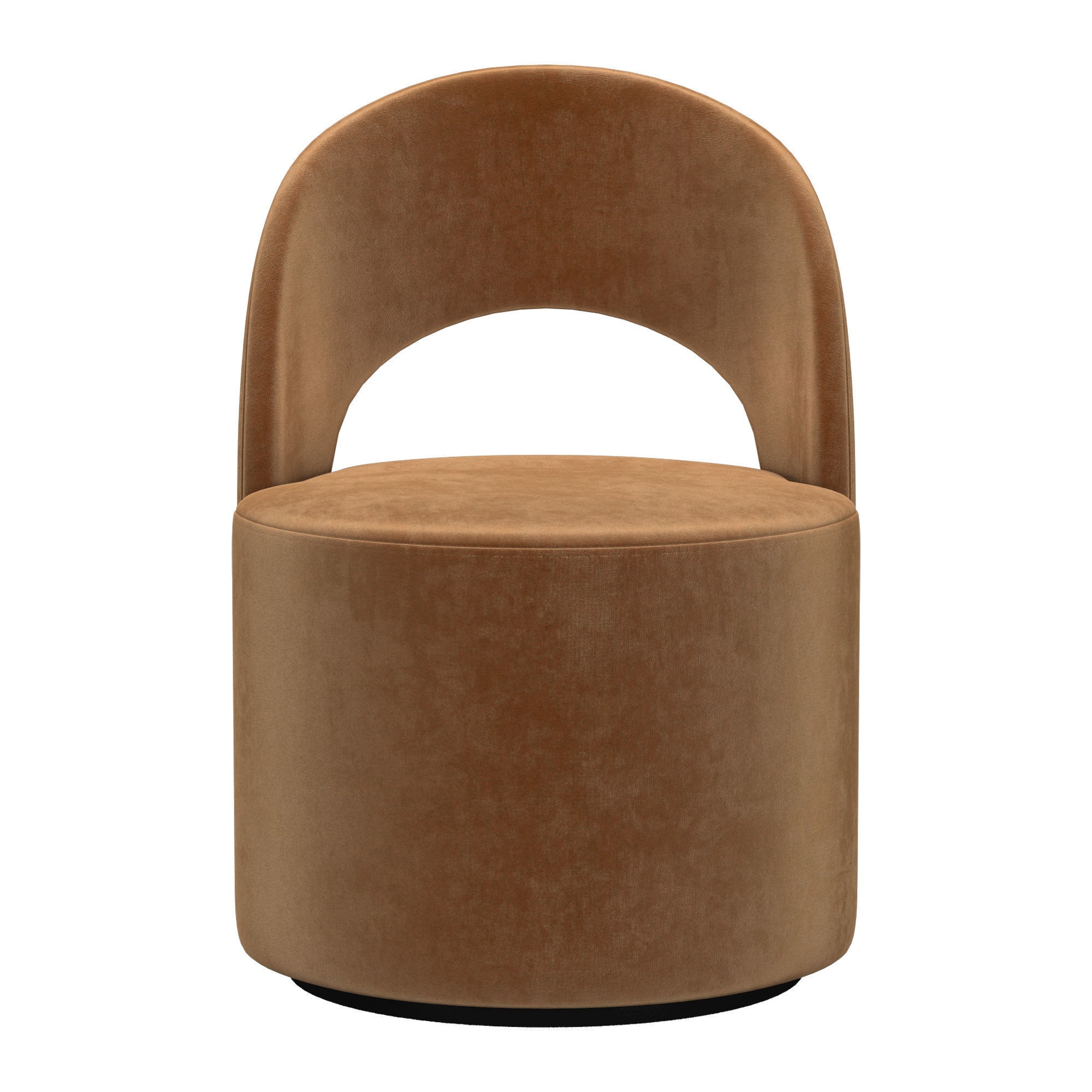 REYNAUX SLOPE OPEN-BACK FABRIC DINING CHAIR 3D model | CGTrader