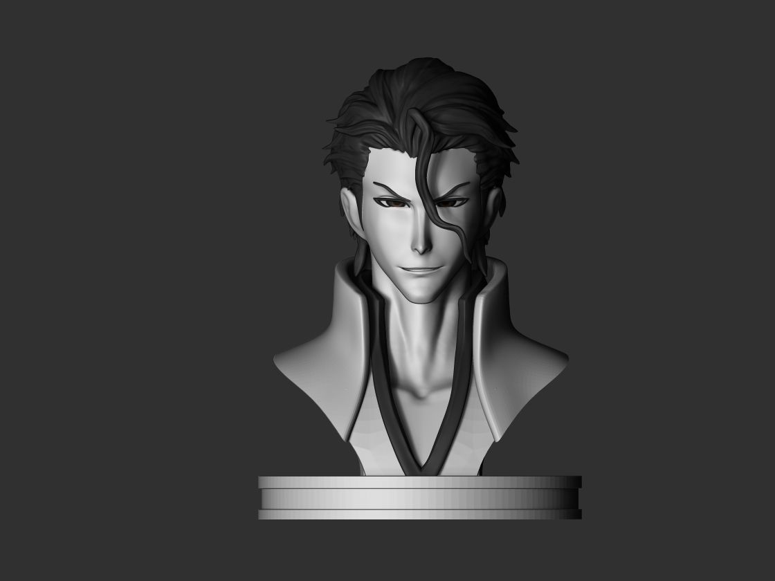 Aizen bust 3D model | CGTrader