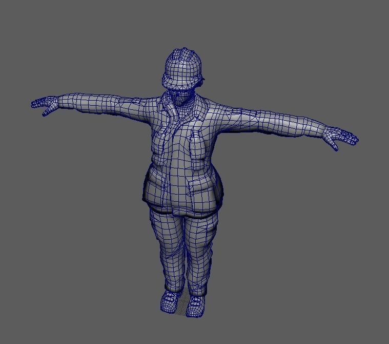3D model Worker Character Pack RIGGED VR / AR / low-poly | CGTrader
