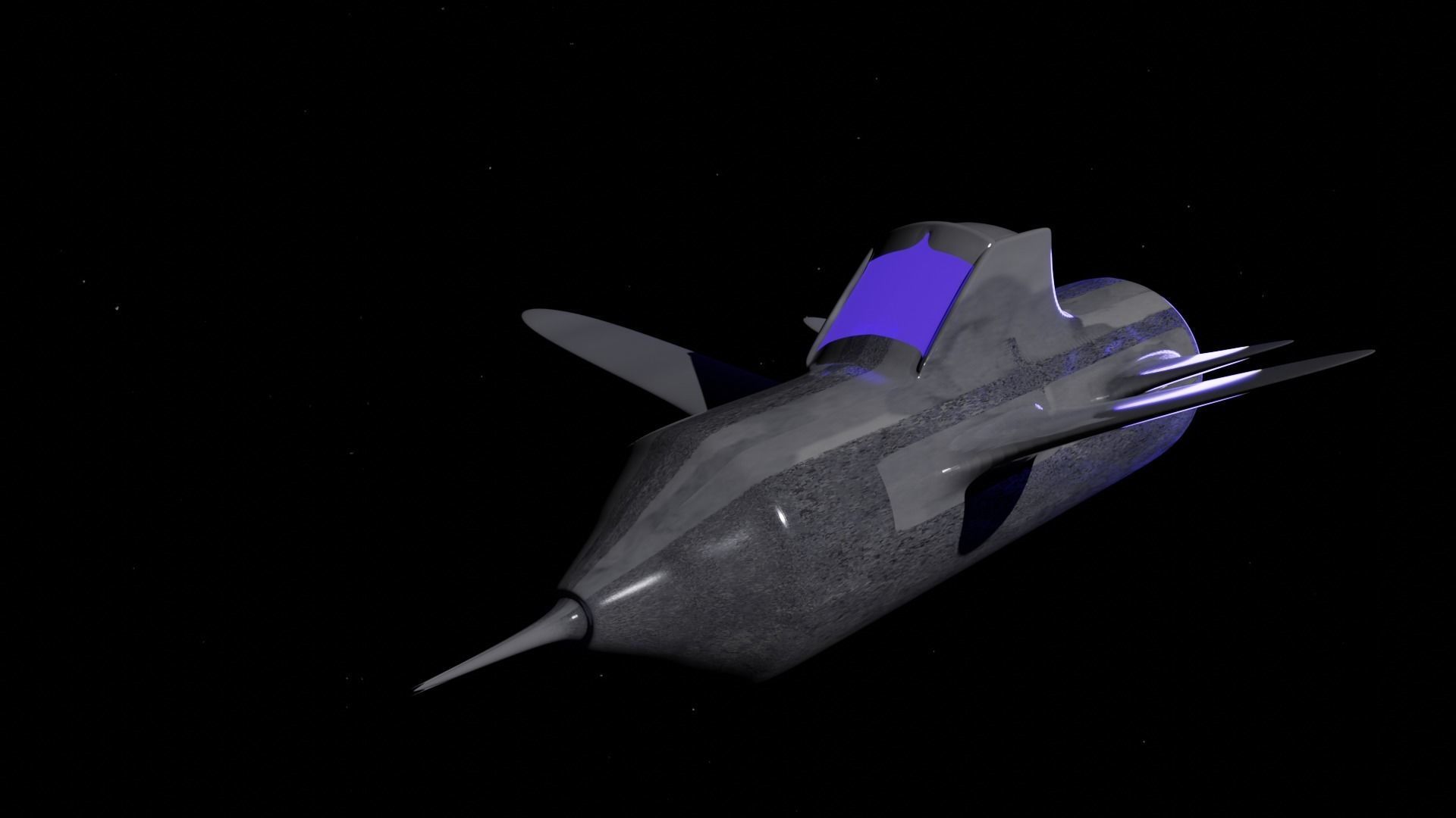 space ship 3D model | CGTrader