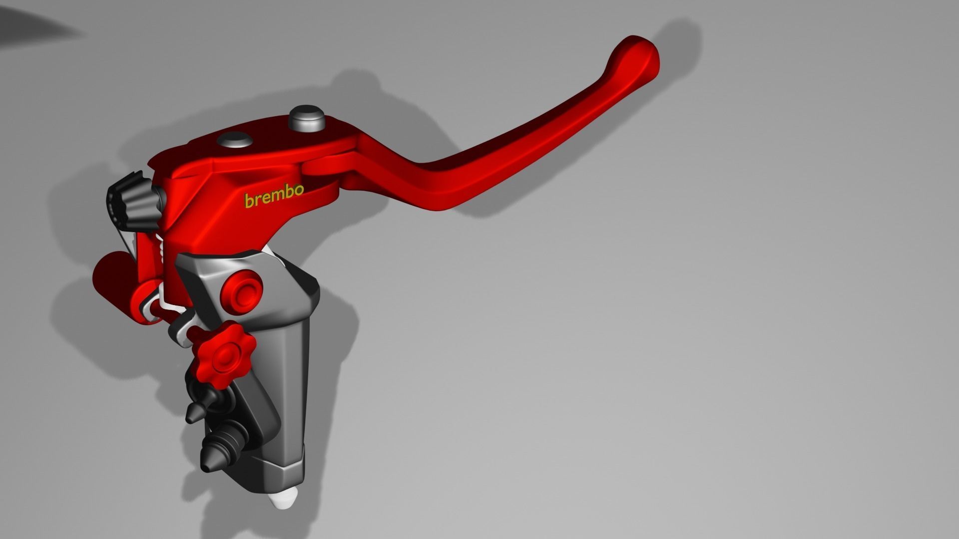3D model brembo motorcycle brake lever VR / AR / low-poly | CGTrader