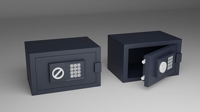3D model Safe box VR / AR / low-poly | CGTrader