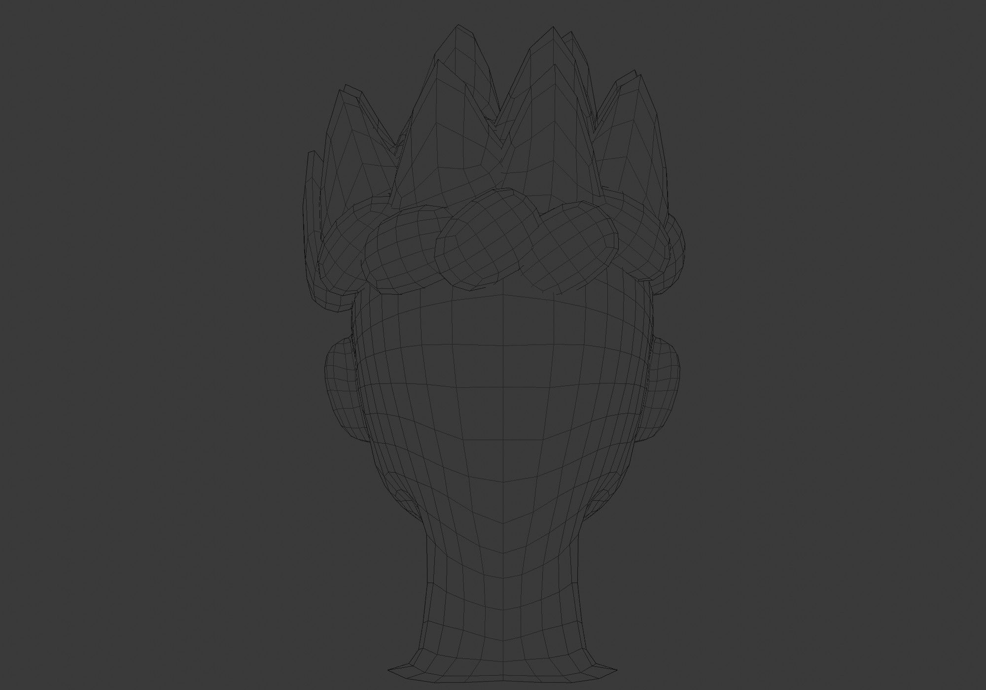 3D model Sharp Cartoon Hairstyle VR / AR / low-poly | CGTrader