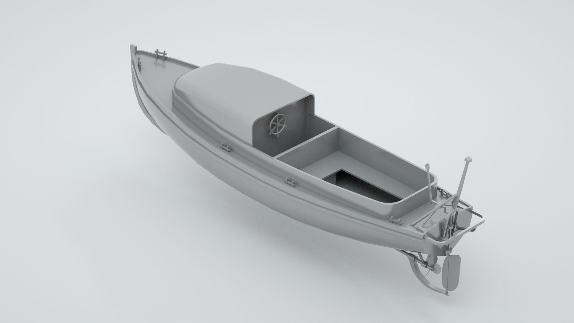 Lifeboat - Type 3 - World War 2 Warship 3D model | CGTrader