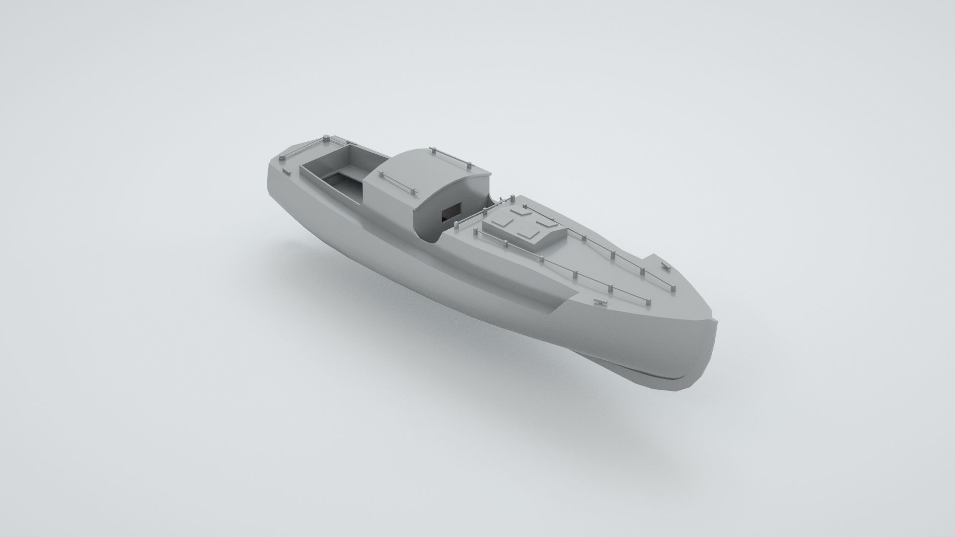 Lifeboat - Type 4 - World War 2 Warship 3D model | CGTrader