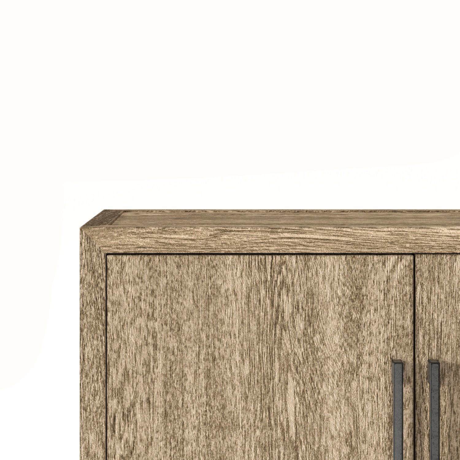 RH French Contemporary 4 Door Sideboard 3D model | CGTrader