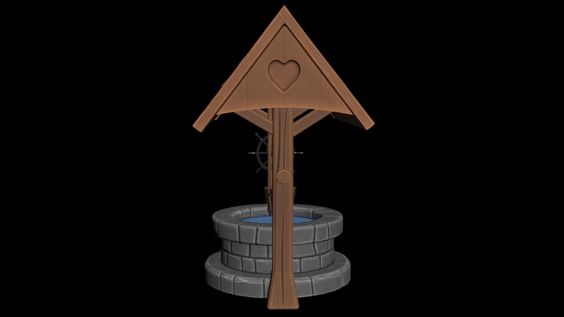 Stylized Water well 3D model | CGTrader