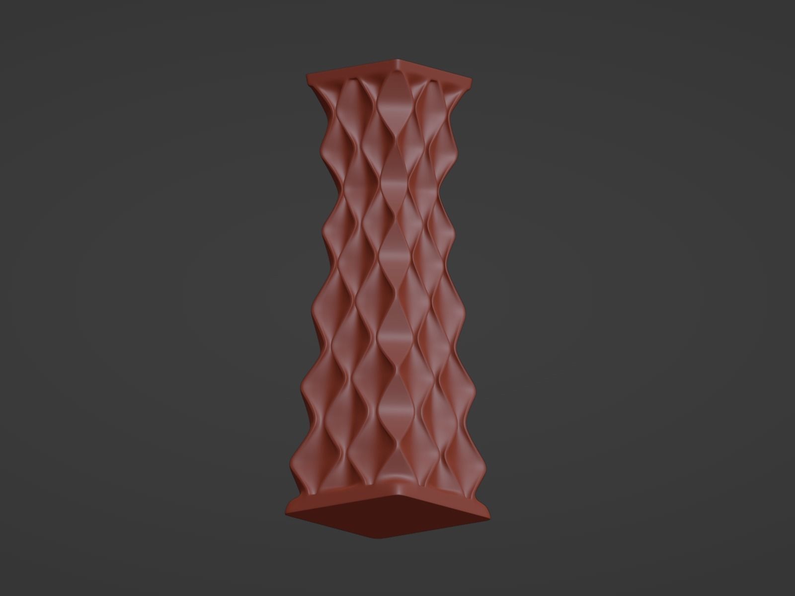 Vase math rhombus 3D model 3D printable | CGTrader