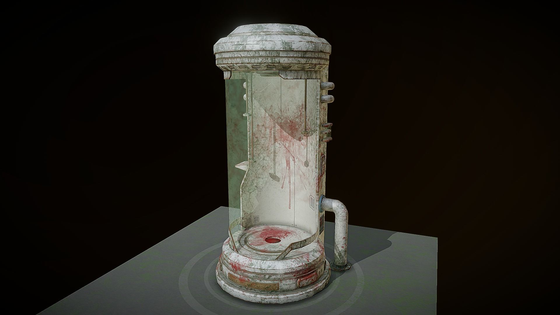 3D model Sci-fi Old Laboratory Capsule VR / AR / low-poly | CGTrader