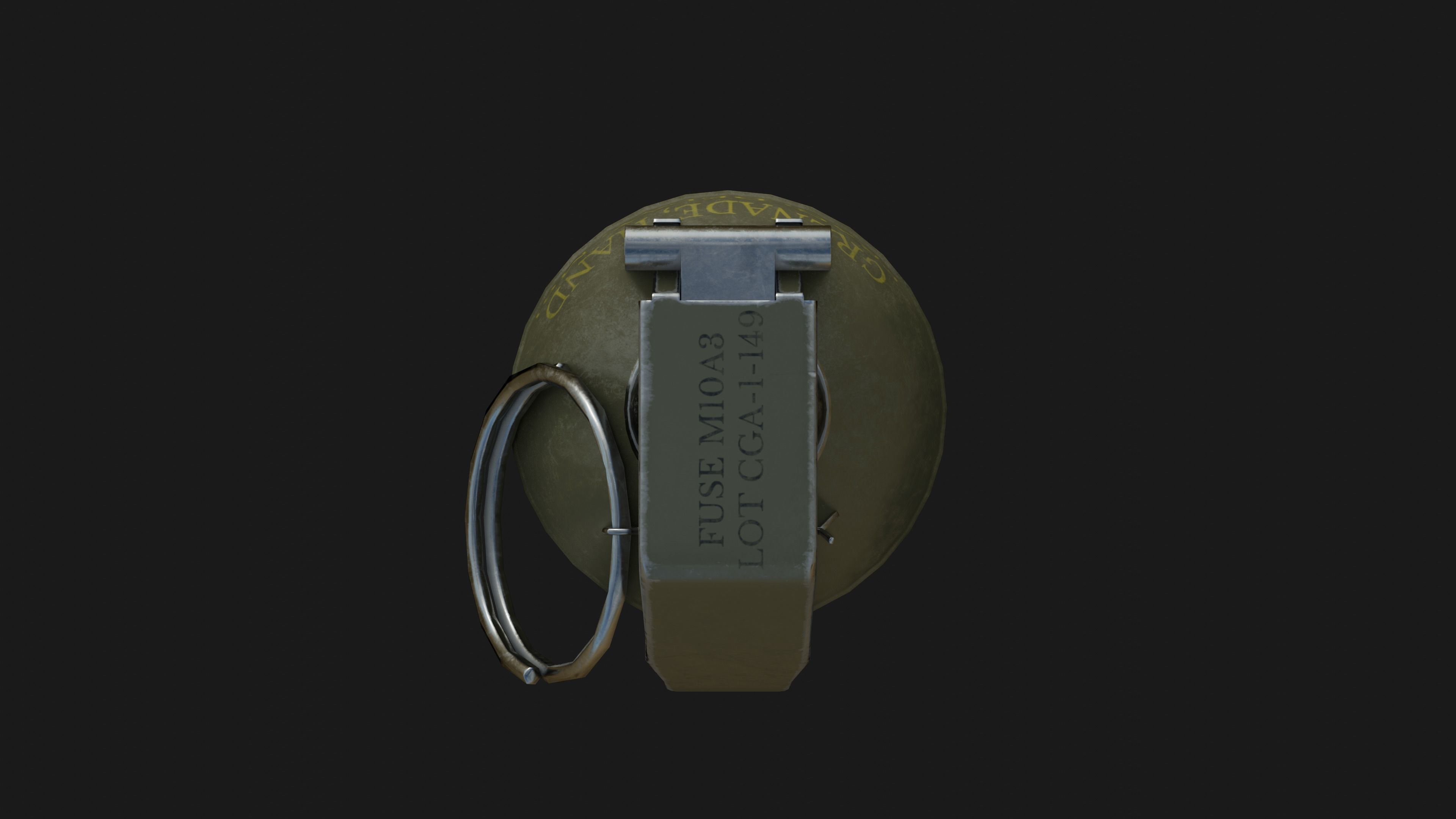 3D model HQ Hand Grenades Collection VR / AR / low-poly | CGTrader