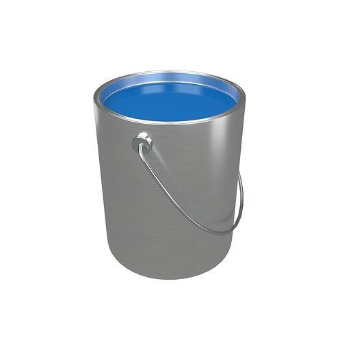 3D model Paint Bucket v1 001 VR / AR / low-poly | CGTrader