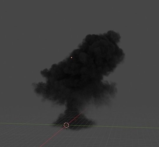 explosion smoke cloud 3D model animated rigged | CGTrader