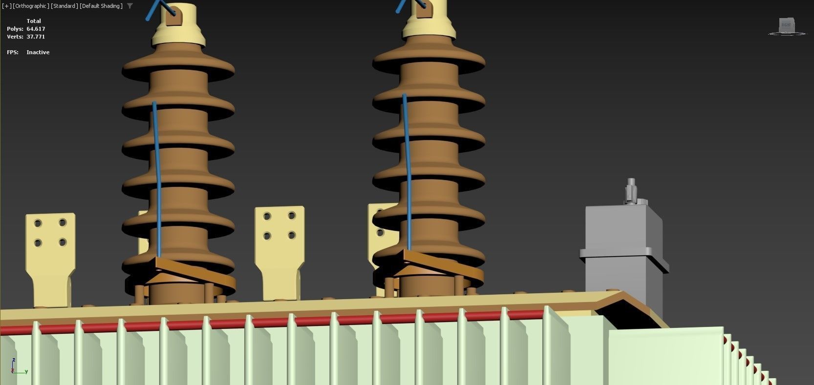 Electric transformer models 3D model 3D printable | CGTrader