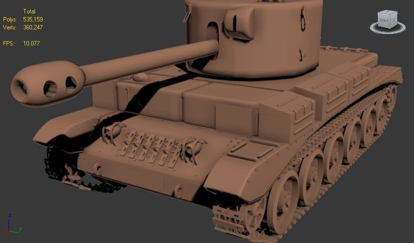 Low Poly British ww2 tank free VR / AR / low-poly 3D model | CGTrader