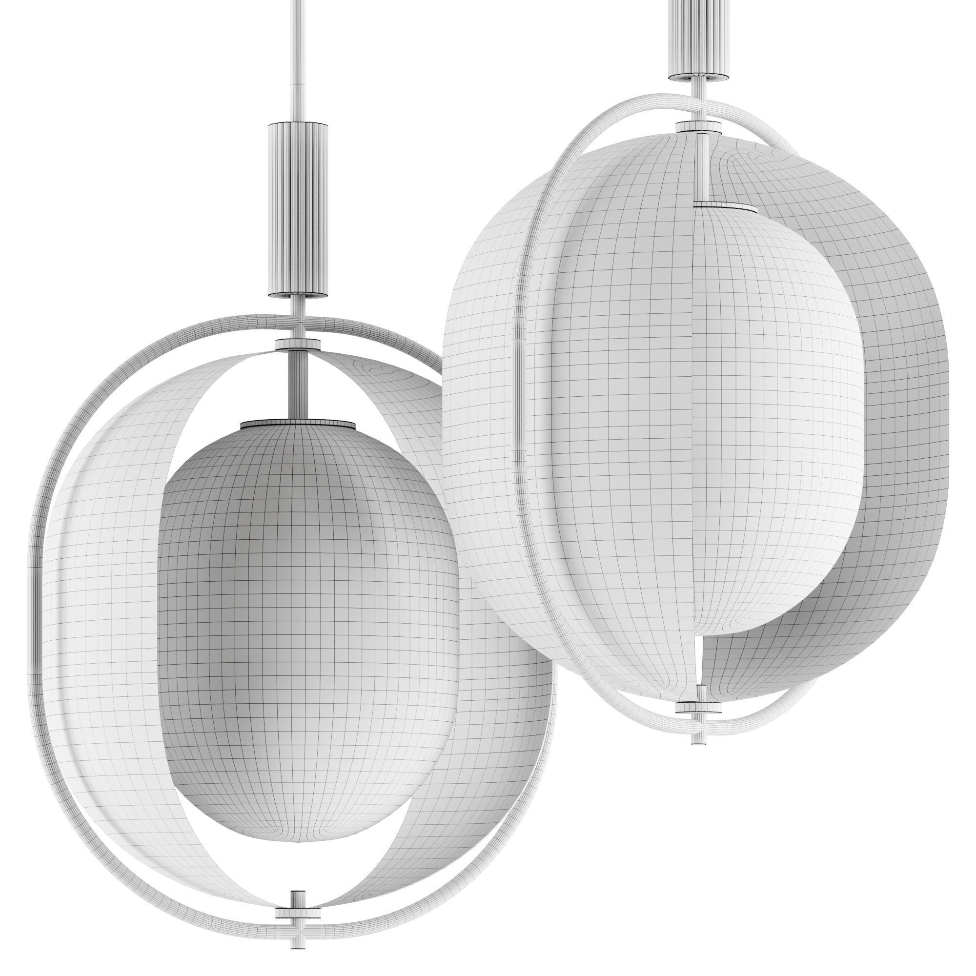 Pearl Pendant Light 3D model | CGTrader