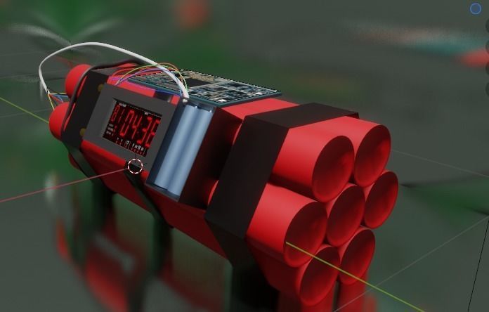 Bomb explosive free 3D model | CGTrader