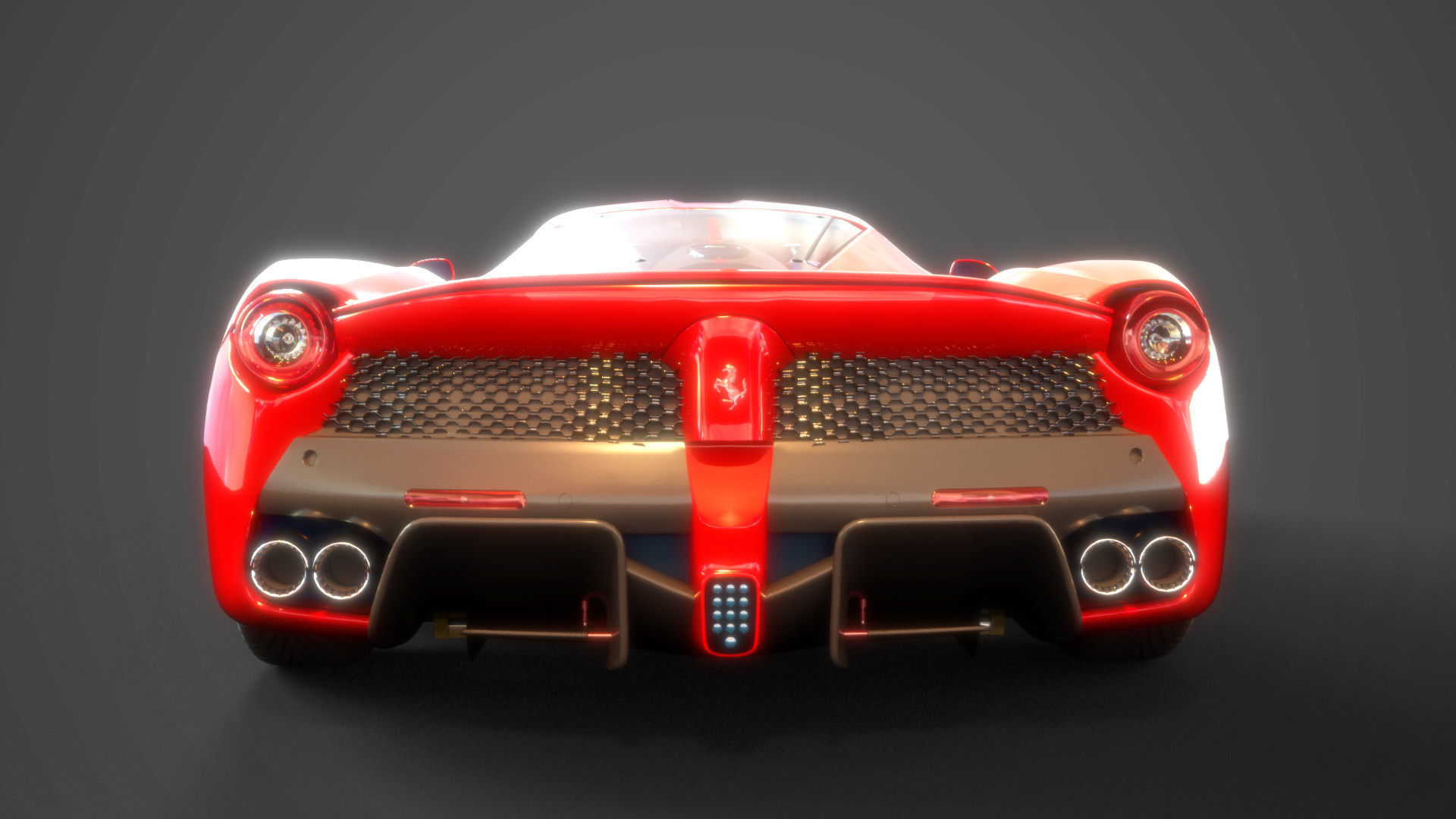 La Ferrari 458GT3 Car 3D model | CGTrader