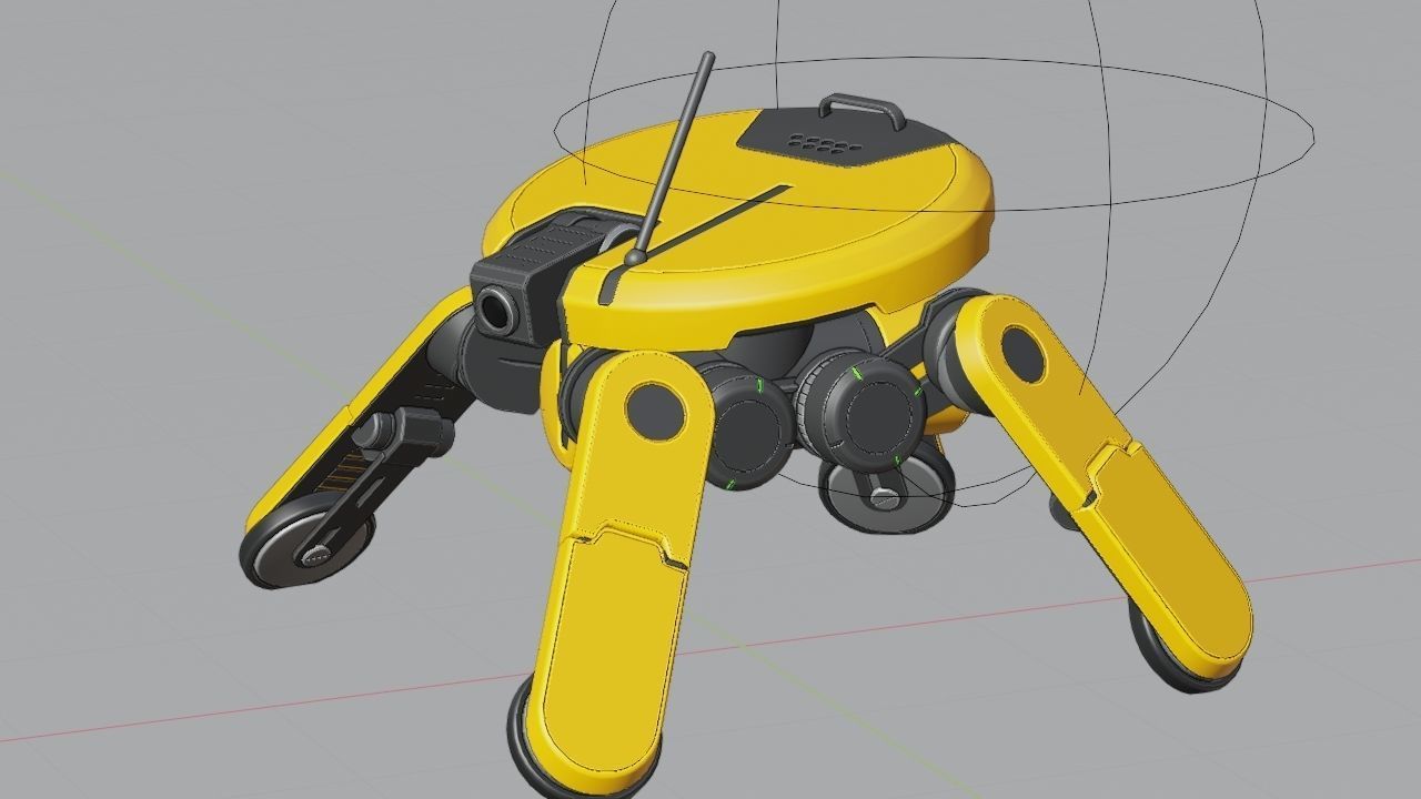 PLANET EXPLORER DROID rigged 3D model rigged | CGTrader