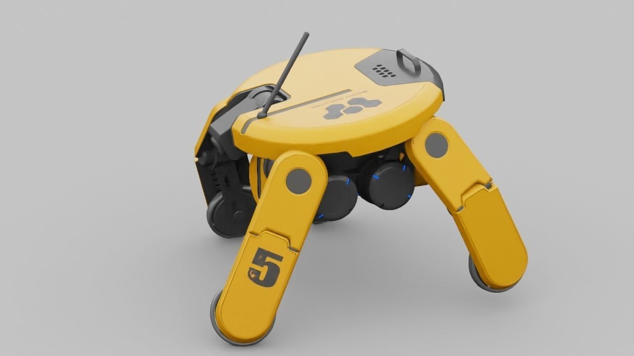 PLANET EXPLORER DROID rigged 3D model rigged | CGTrader