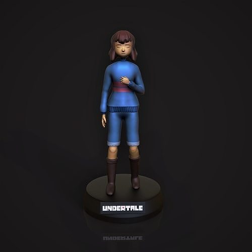 Frisk - Undertale 3D model 3D printable | CGTrader