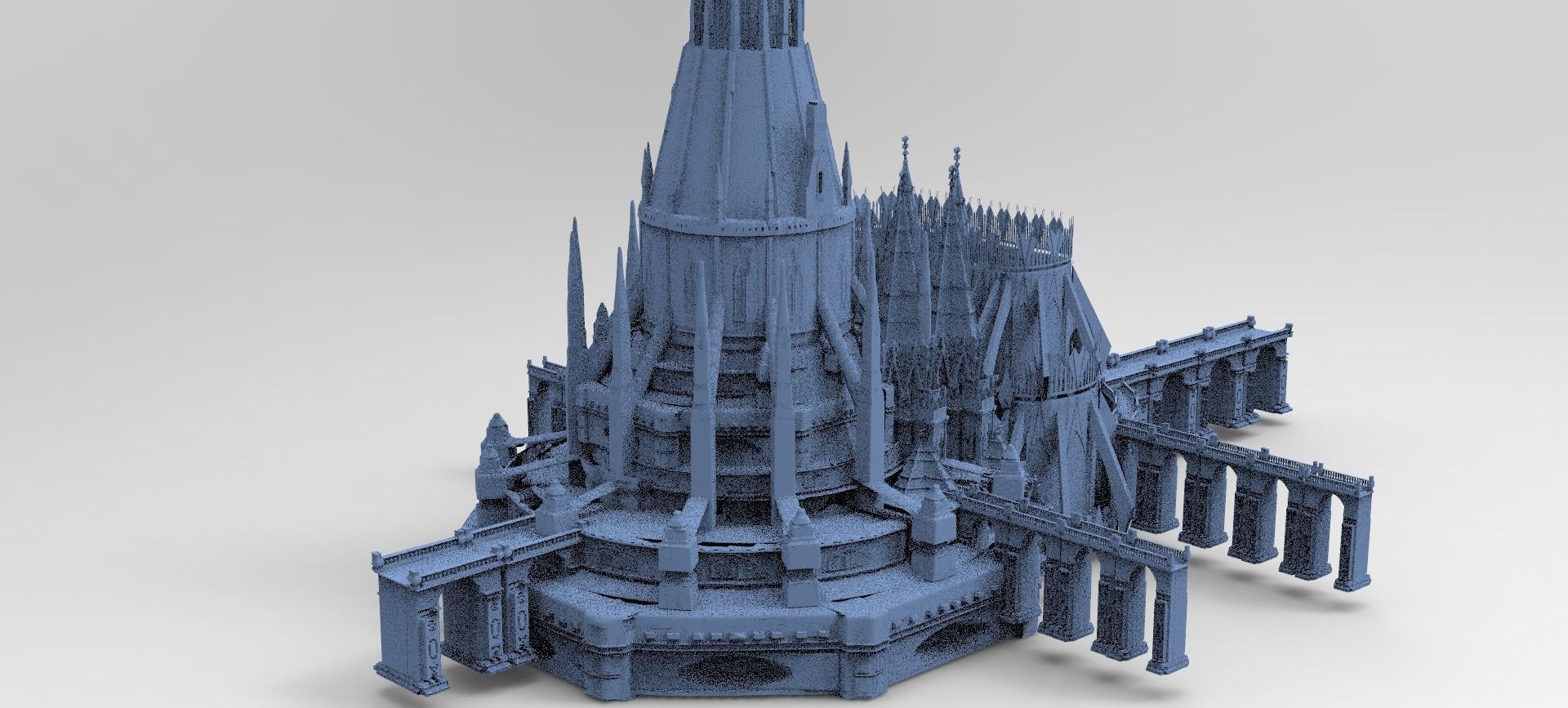 Angelic Palace Baroque gothic 6 3D model | CGTrader