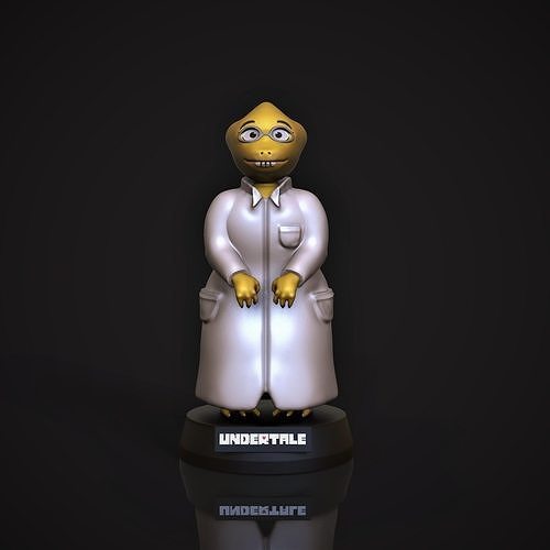Alphys - Undertale 3D model 3D printable | CGTrader
