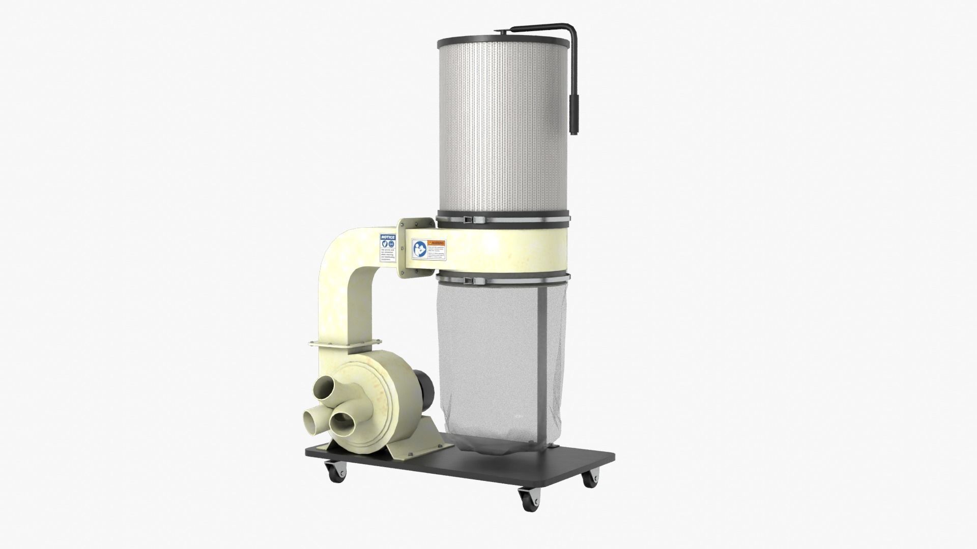 3D model Canister Dust Collector VR / AR / low-poly | CGTrader