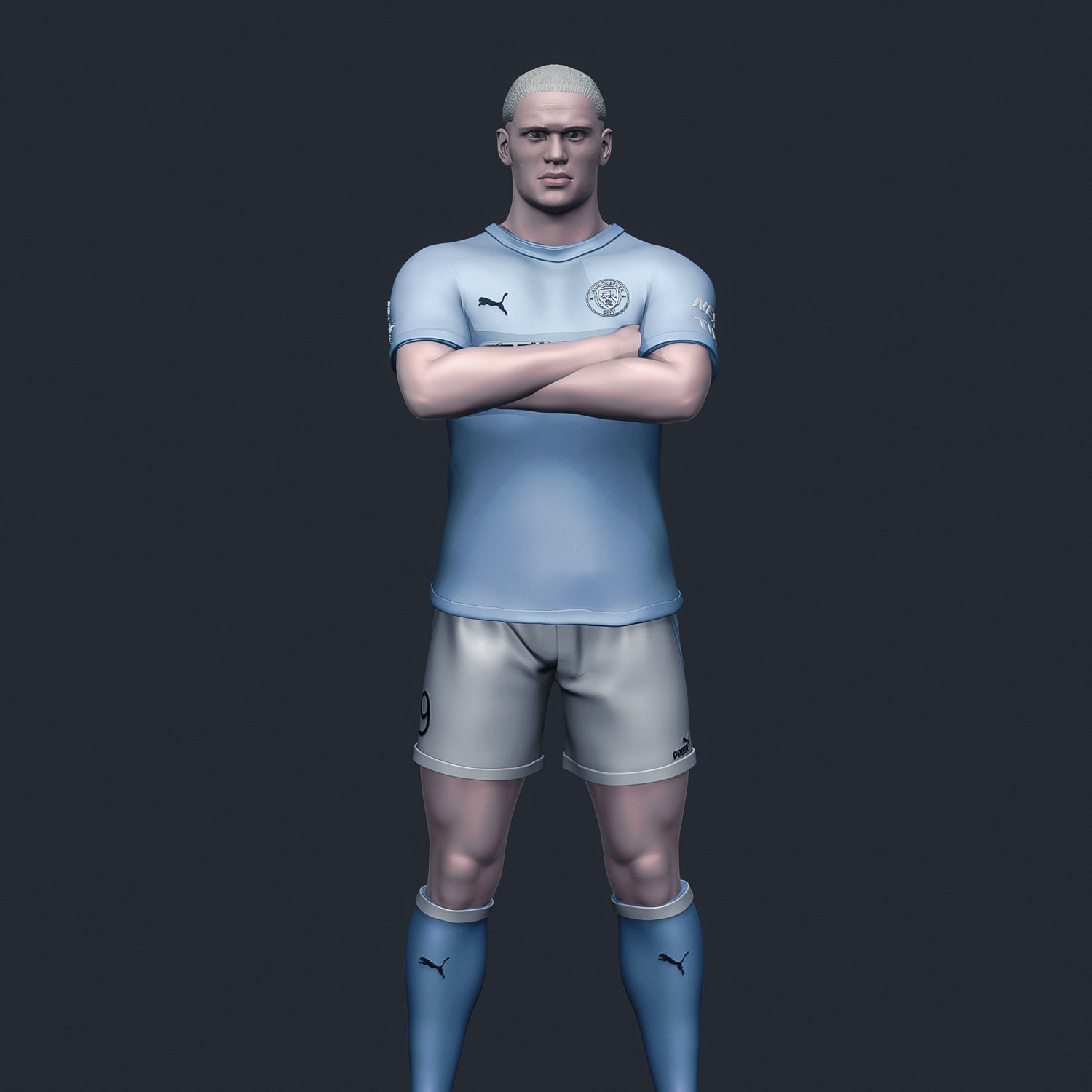 Erling Haaland 3D Printable 3D model 3D printable | CGTrader