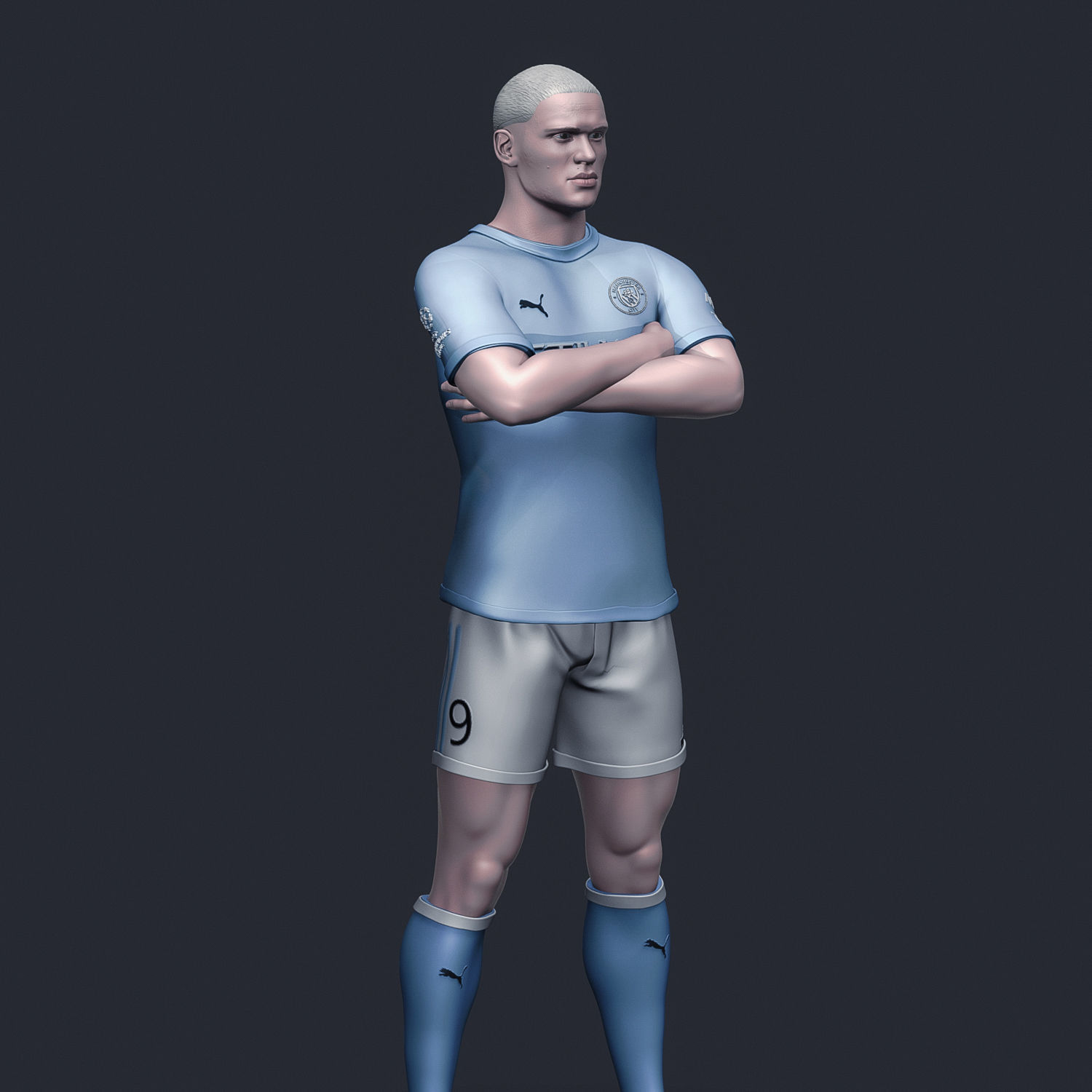 Erling Haaland 3D Printable 3D model 3D printable | CGTrader