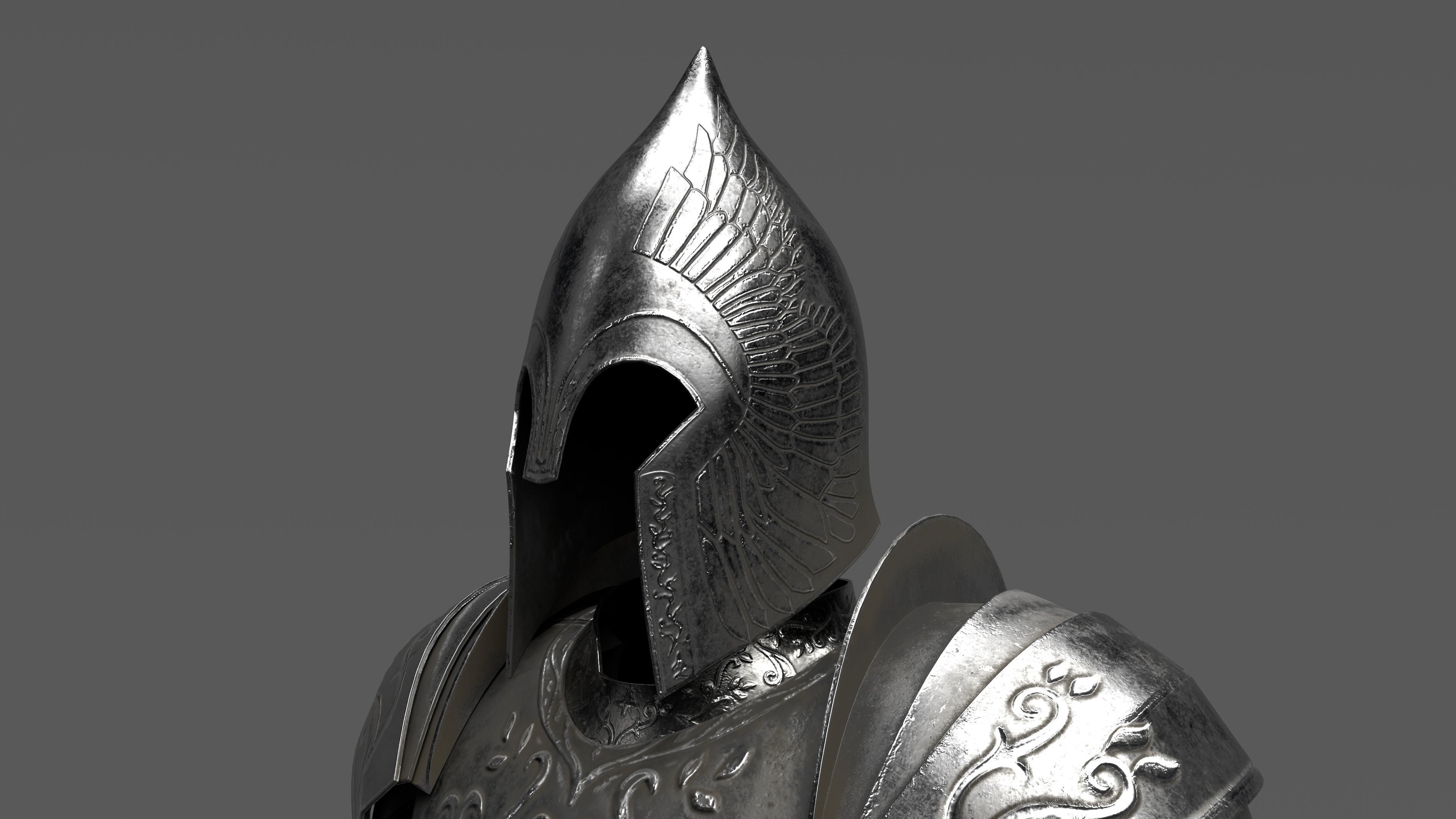 3D model Gondor Soldier Armor - The Lord of the Rings VR / AR / low ...