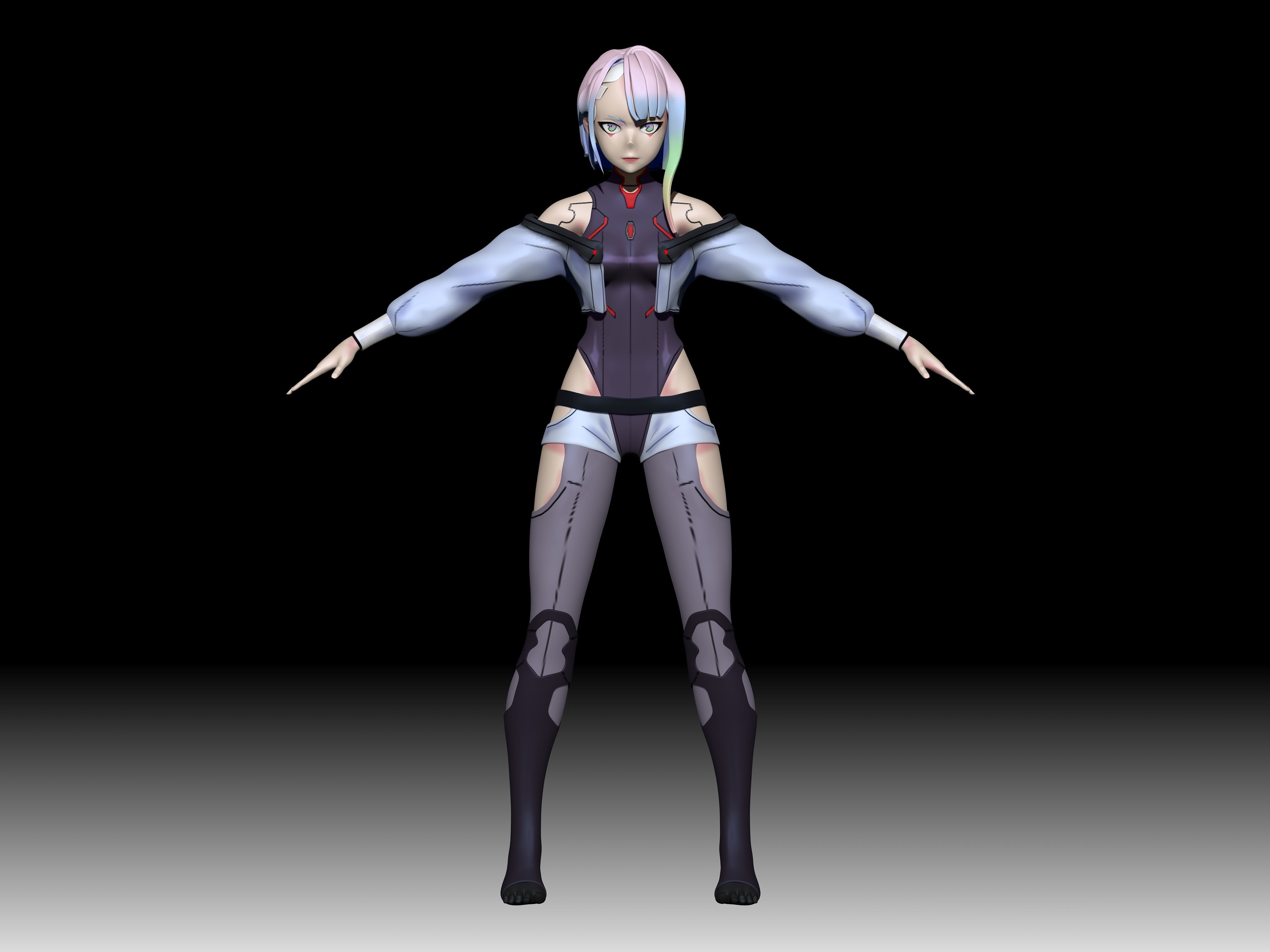 Cyberpunk Edgerunners - Lucy free 3D model | CGTrader