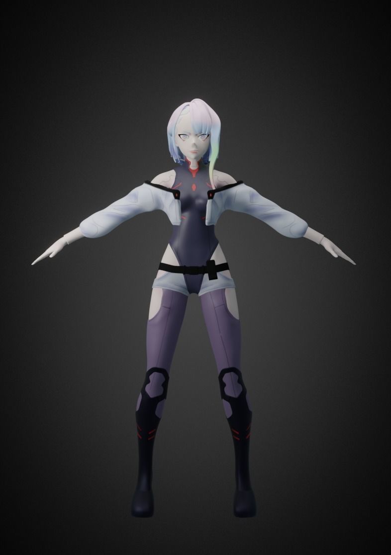 Cyberpunk Edgerunners - Lucy free 3D model | CGTrader