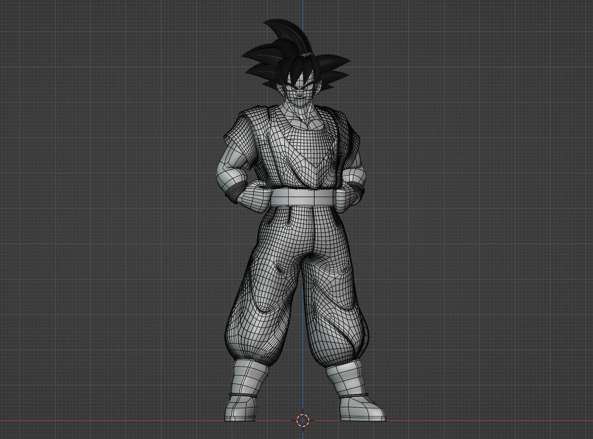 Son Goku - Dragonball Z 3D model rigged | CGTrader