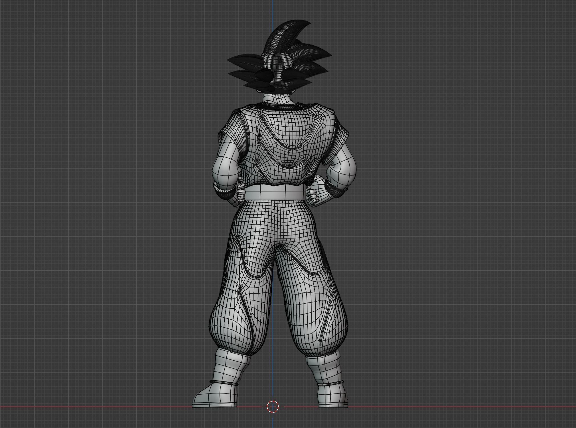 Son Goku - Dragonball Z 3D model rigged | CGTrader