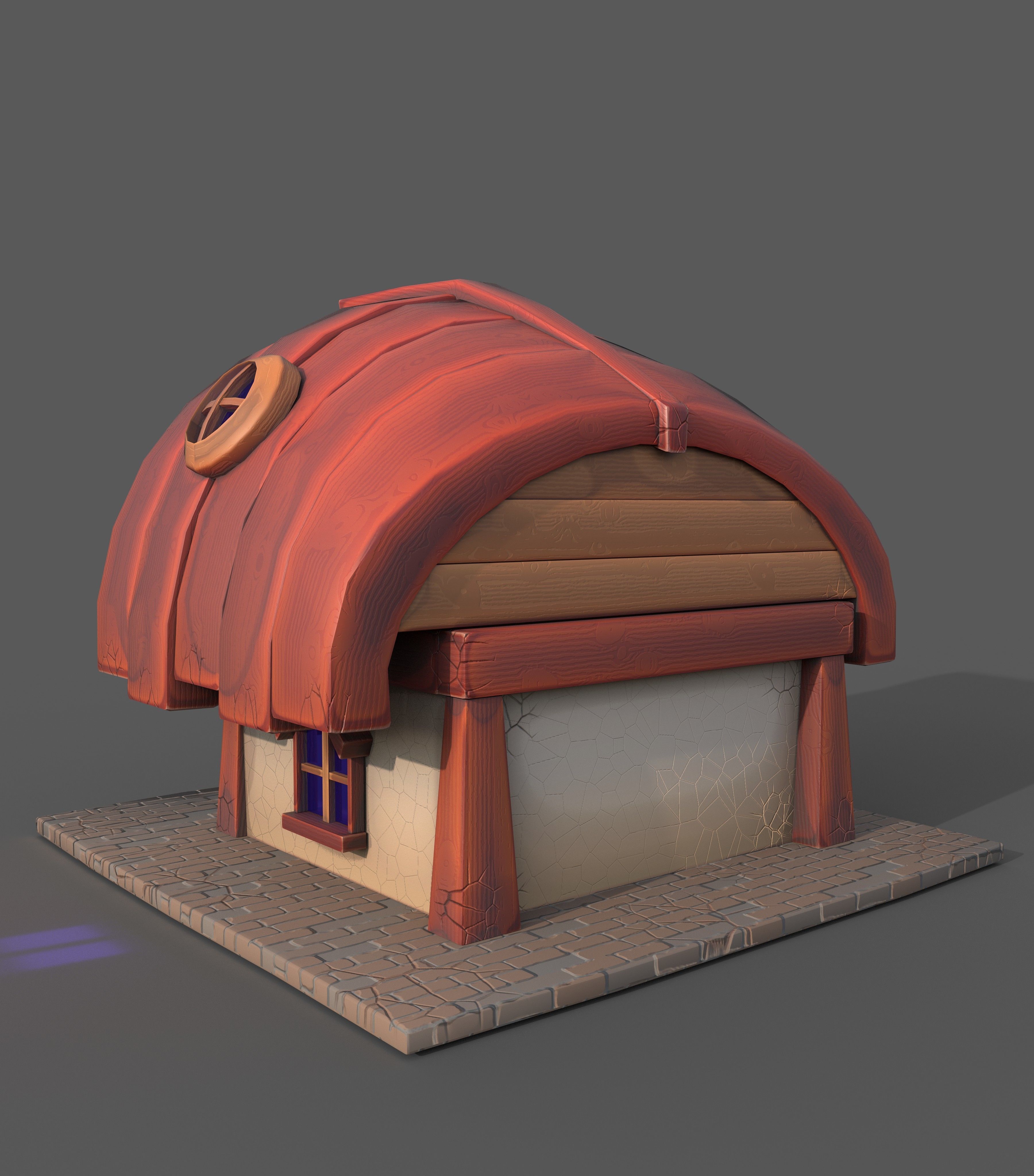 3D model STYLIZED BUILDINGS VOL3 VR / AR / low-poly | CGTrader