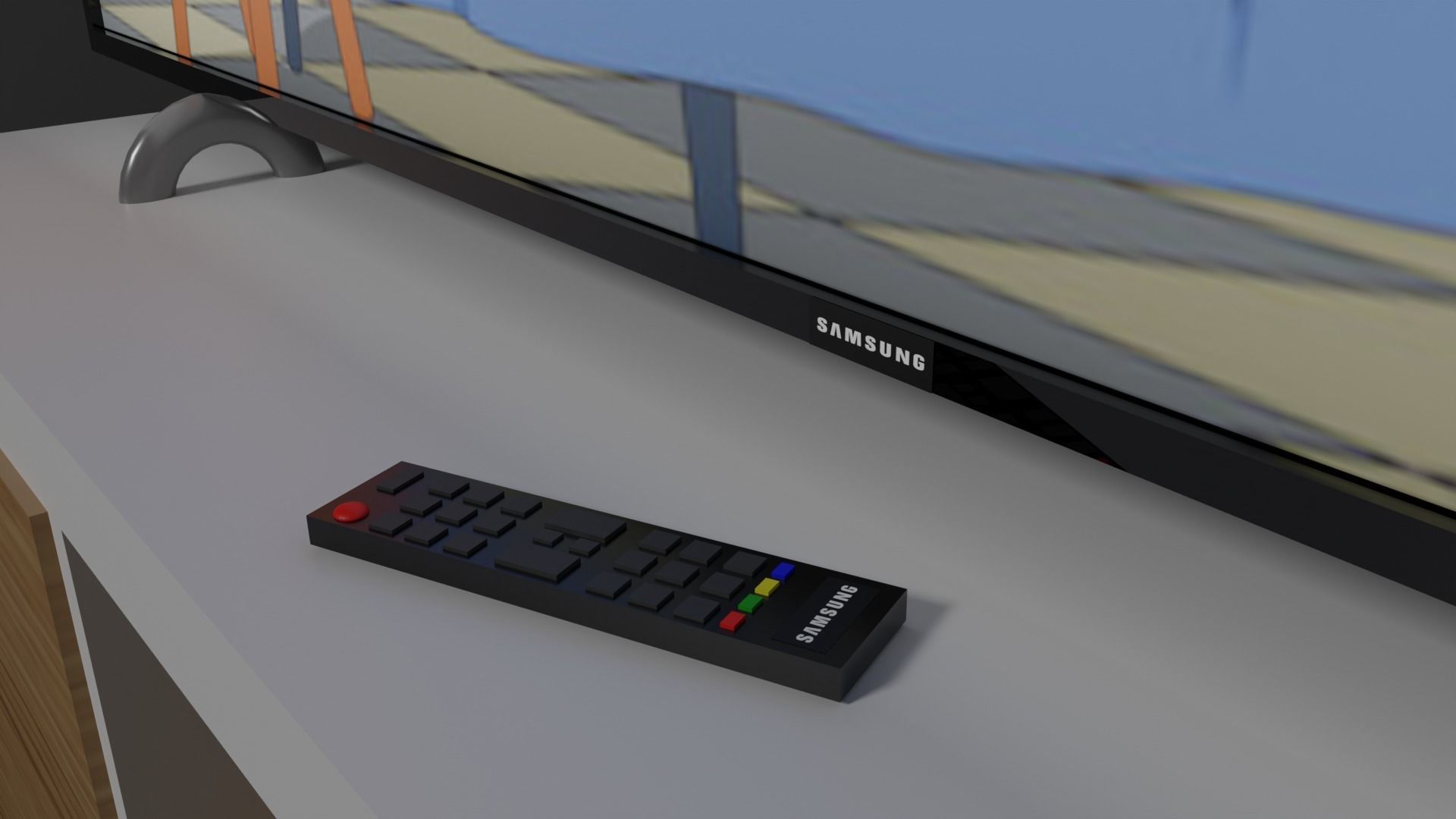 TV hd free 3D model | CGTrader