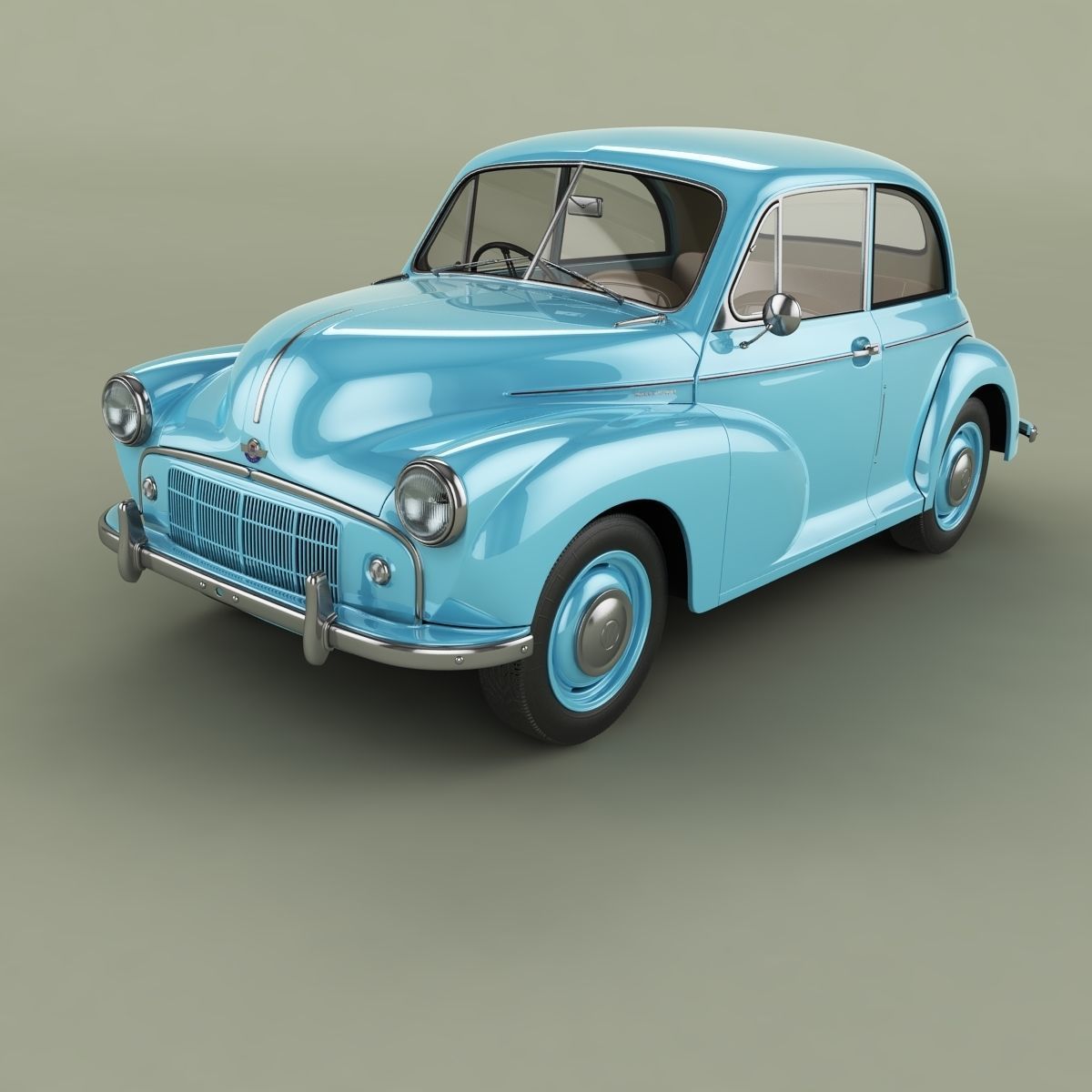 Morris Minor MM Series 2 3D model | CGTrader