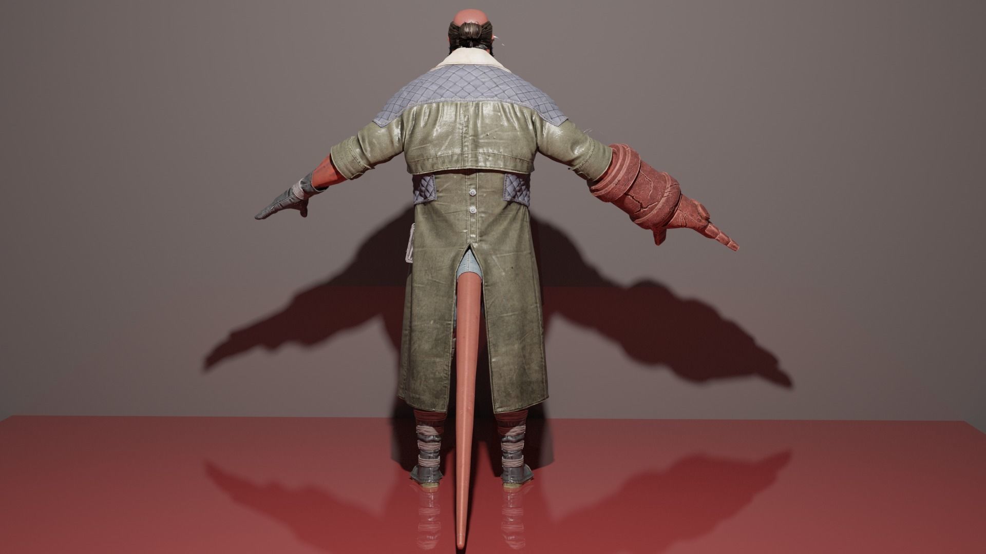HELLBOY HIGHPOLY 3D model rigged | CGTrader