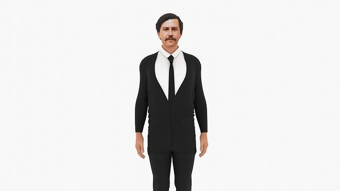 3D model Pablo Escobar VR / AR / low-poly | CGTrader