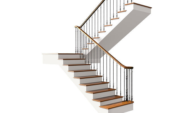 Classic Stair Modern 3D model | CGTrader