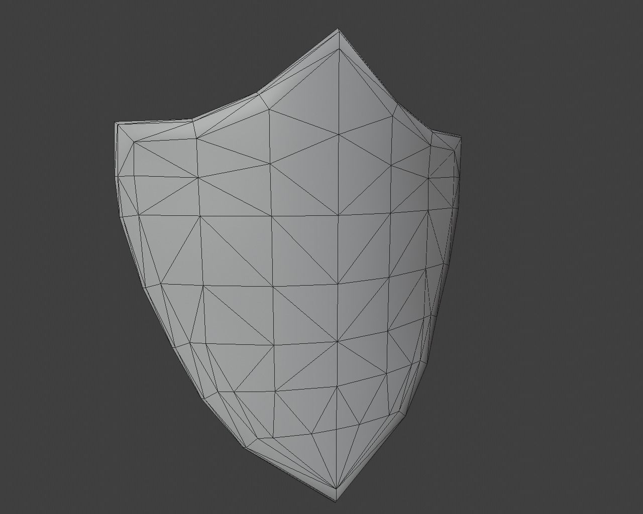 3D model Two-handed sword tswaihender and shield lowpoly 3d model VR ...