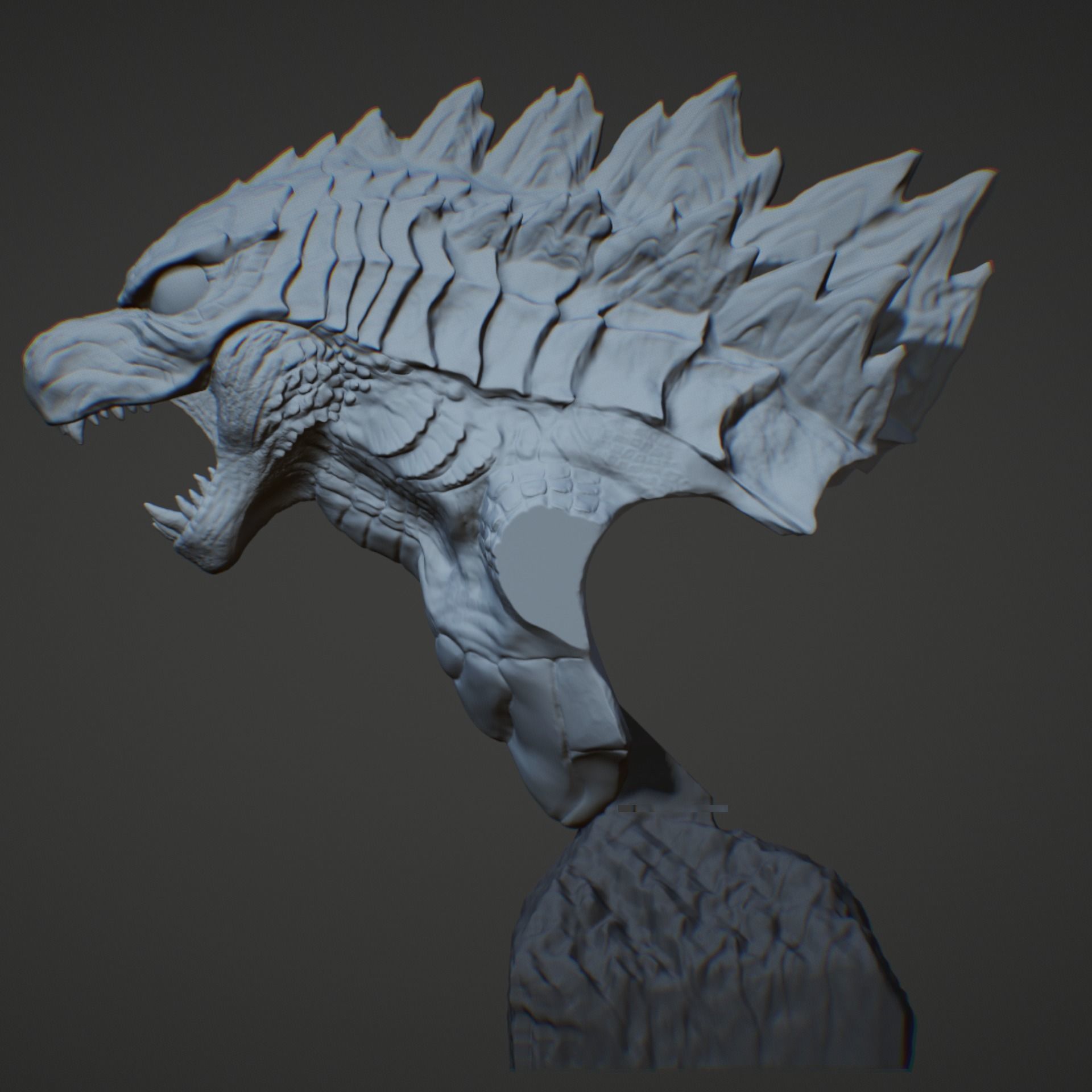Godzilla based on 2014 free 3D model 3D printable | CGTrader