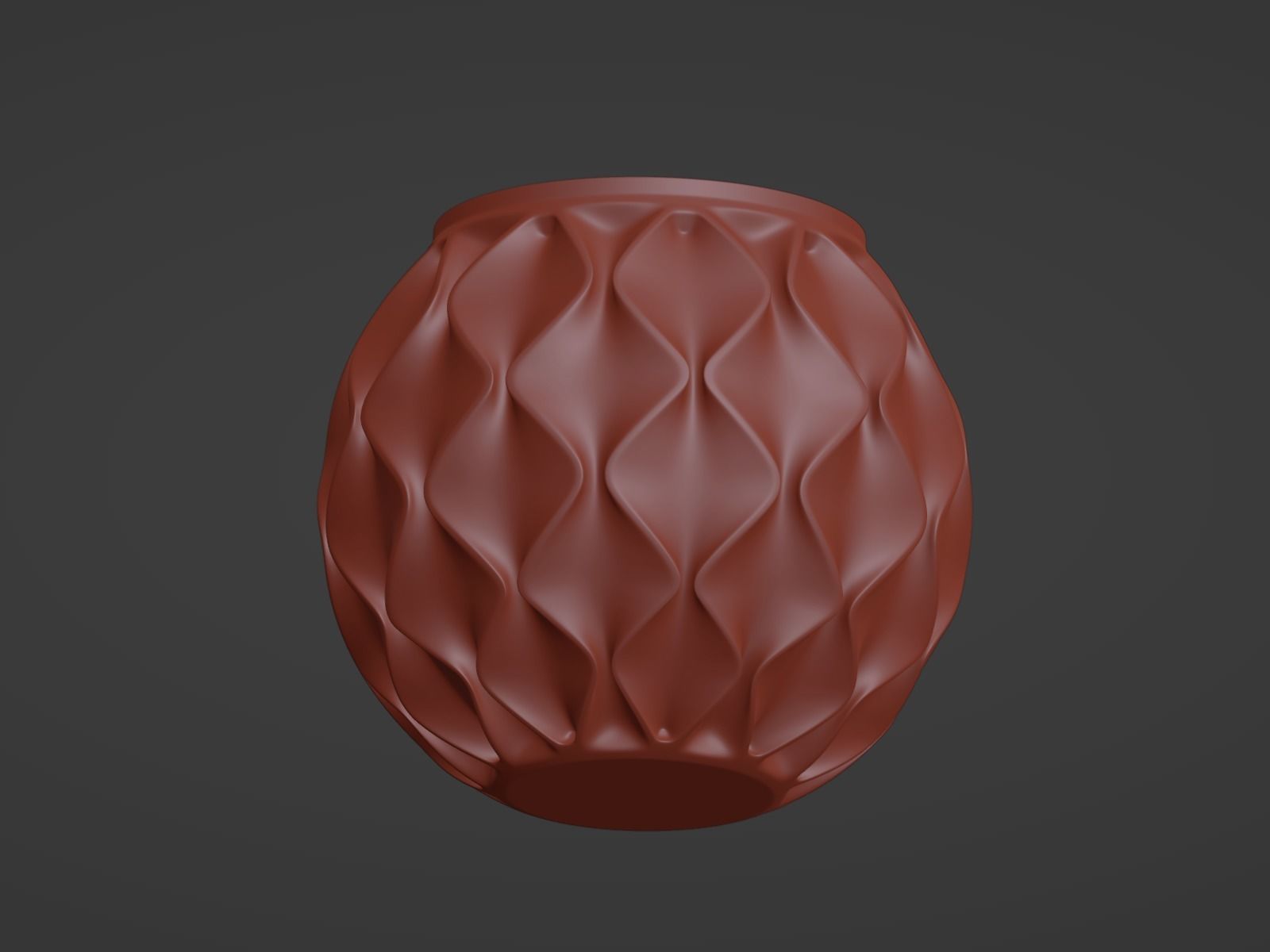 Vase sphere rhombus 3D model 3D printable | CGTrader