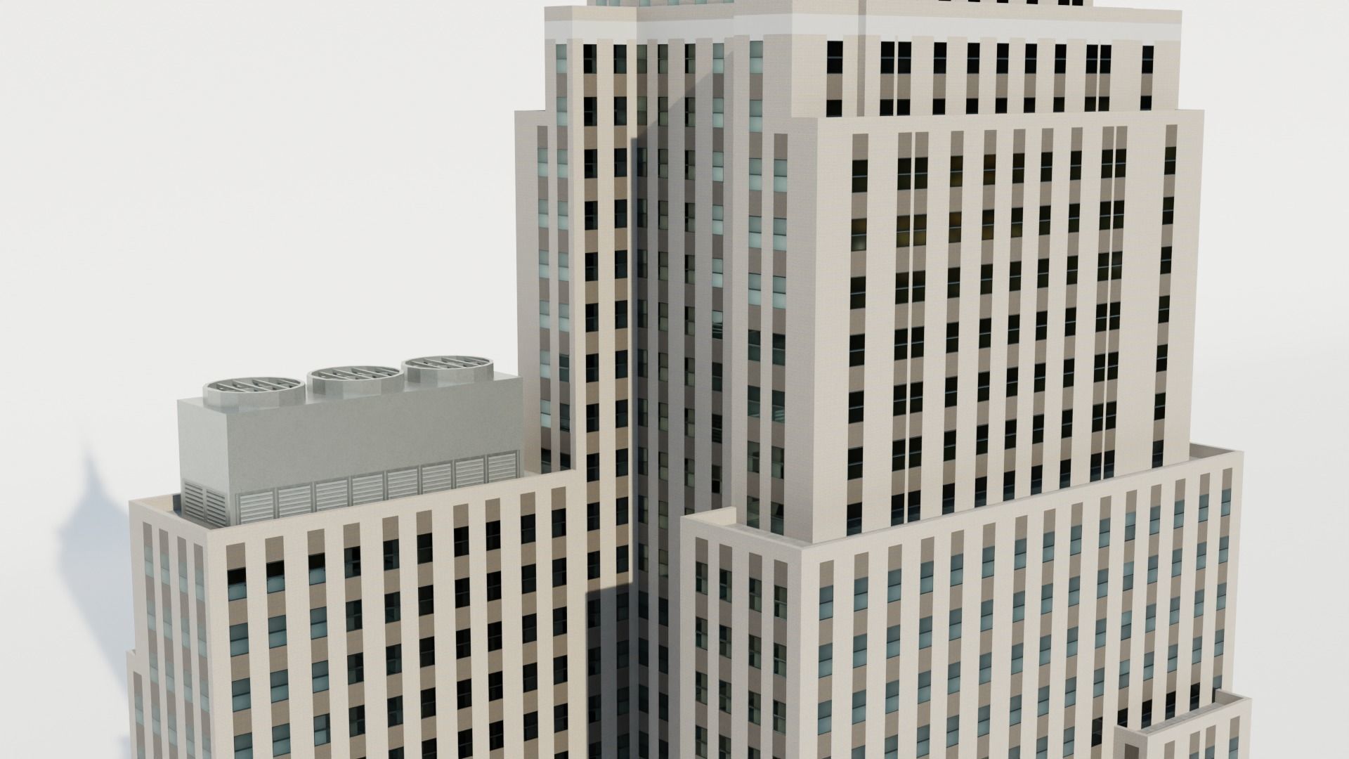 3D model NYC 40 Wall Street Building VR / AR / low-poly | CGTrader